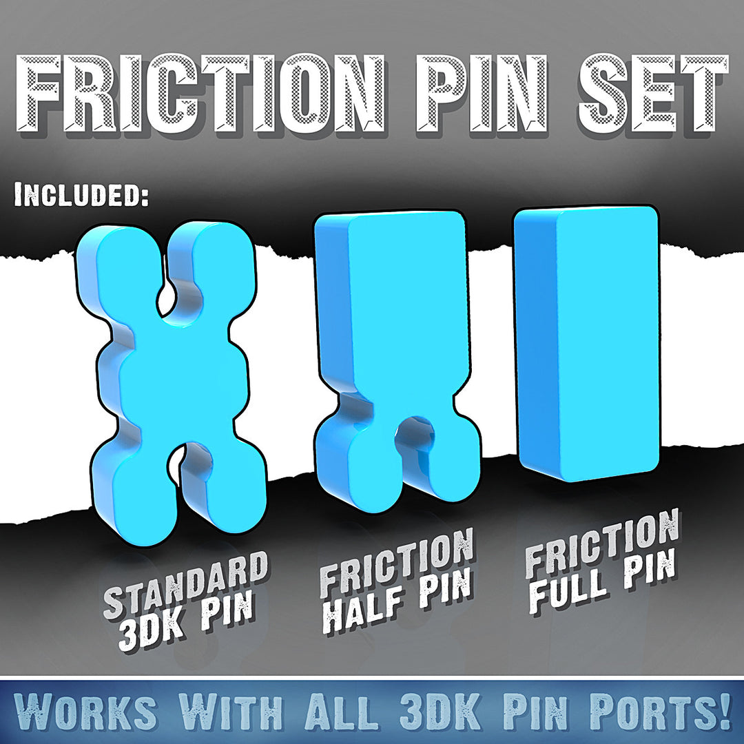 3DKitbash Friction Pin Set - Free 3D Model For 3D-Printing