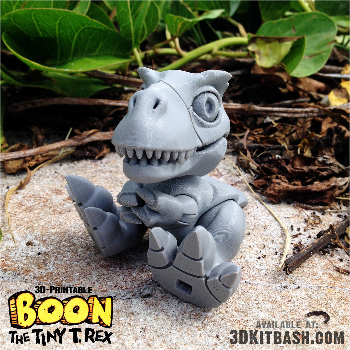 Boon, The Tiny T-Rex – 3DKitbash