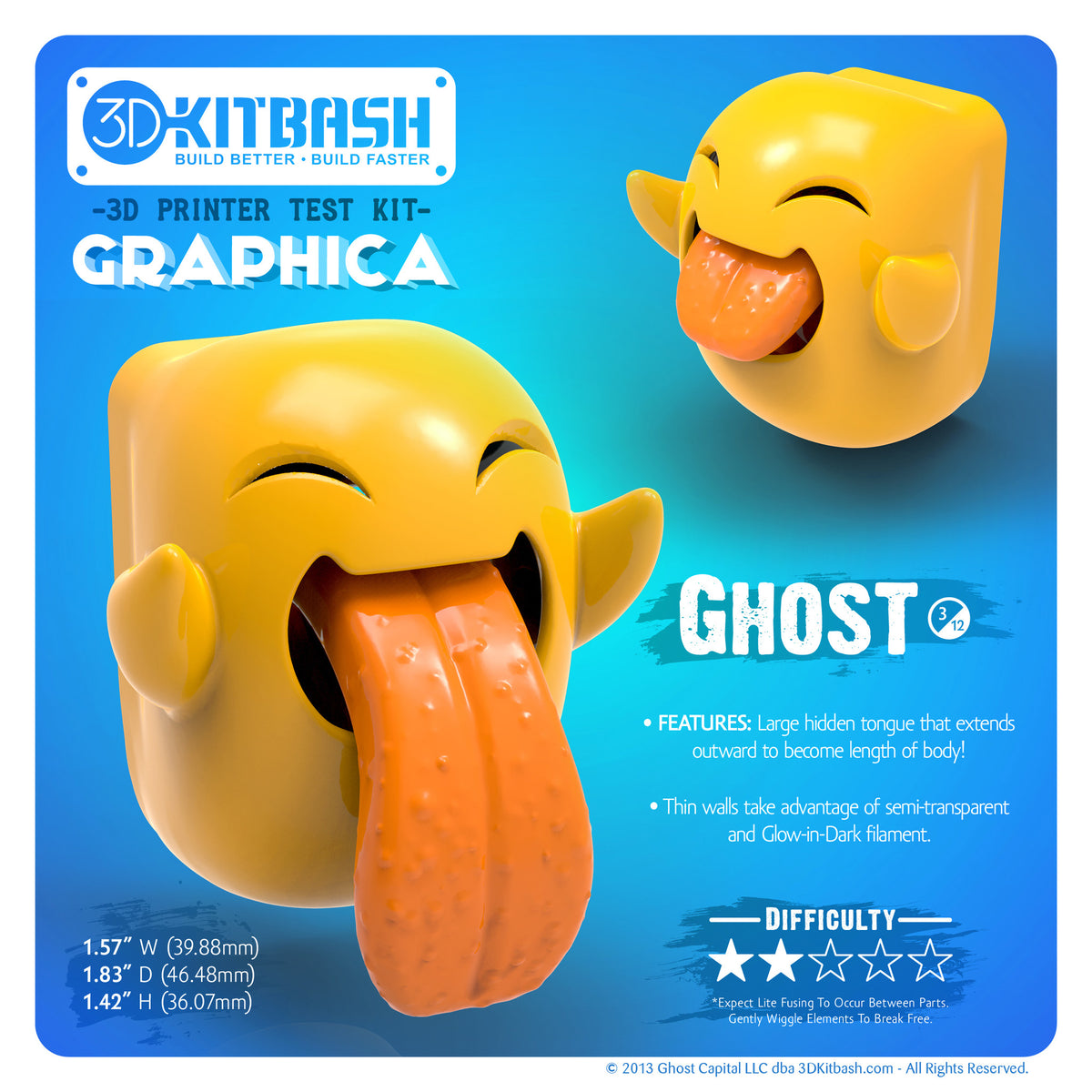 Toy Ghost - For 3D Printing – 3DKitbash